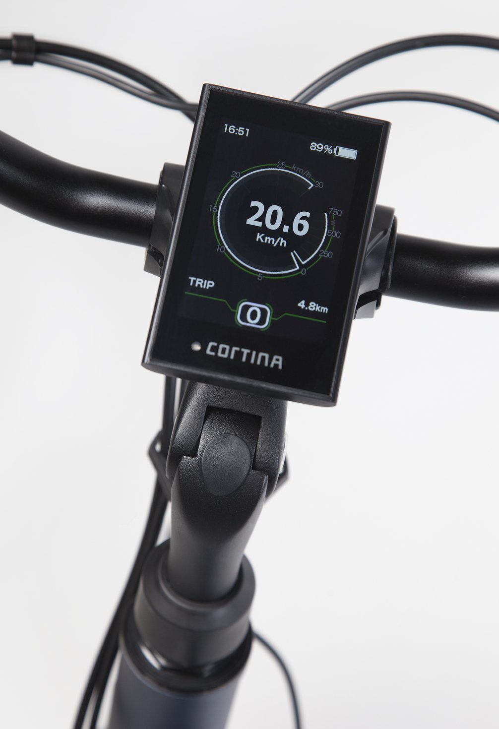 Welke functies zitten op het display van de Bafang M420 middenmoter?